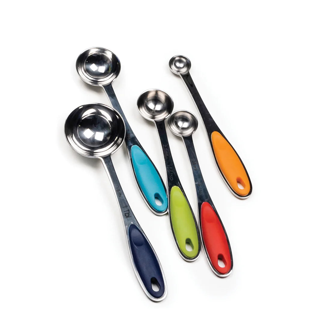 COLORFUL MEASURING SPOONS SET OF 5 – Vermont Kitchen Supply