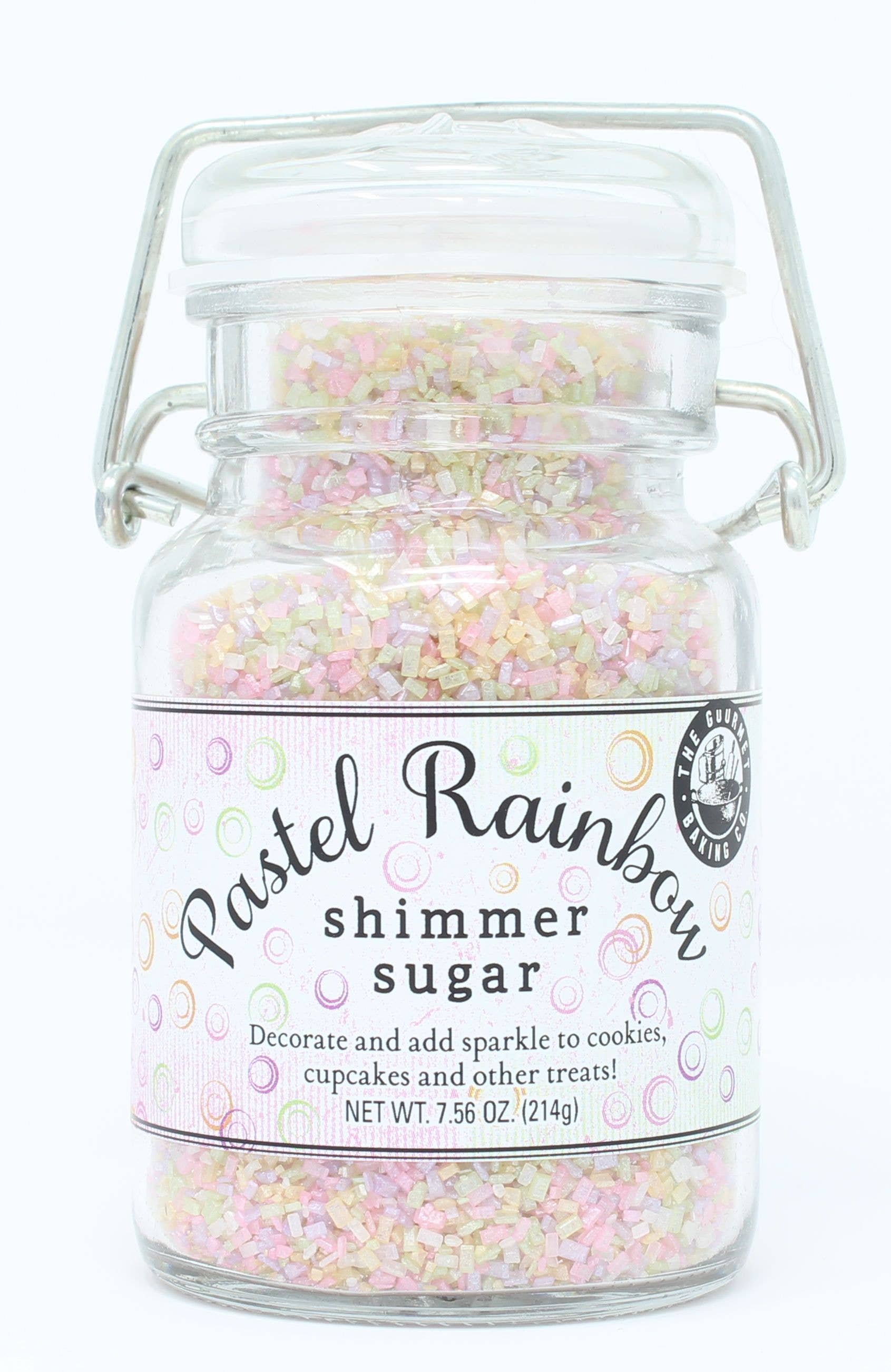 Pastel Rainbow Shimmer Sugar 7.6 Oz. – Vermont Kitchen Supply