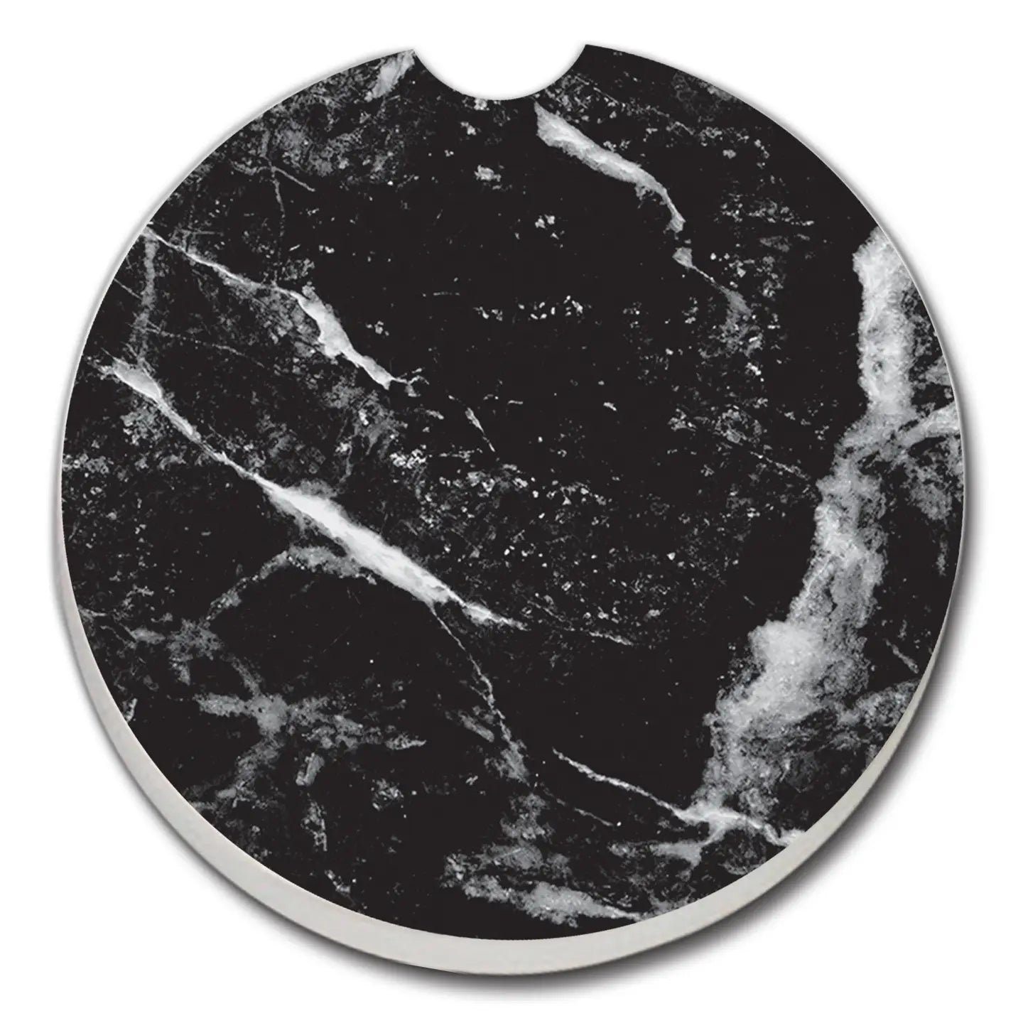 ABSORBENT CAR COASTER BLACK MARBLE – Vermont Kitchen Supply