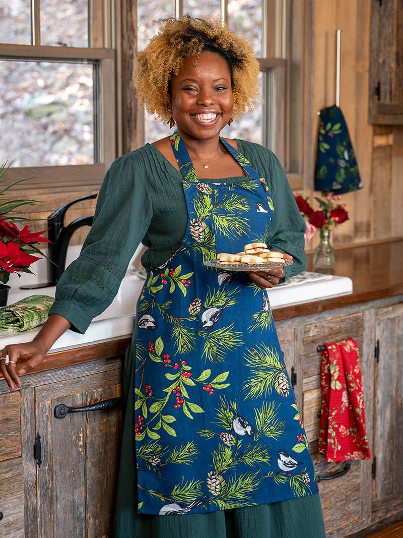 Chickadee Chef Apron - Navy: Regular – Vermont Kitchen Supply