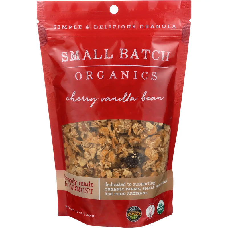 SMALL BATCH GRANOLA CHERRY VANILLA BEAN 12oz – Vermont Kitchen Supply