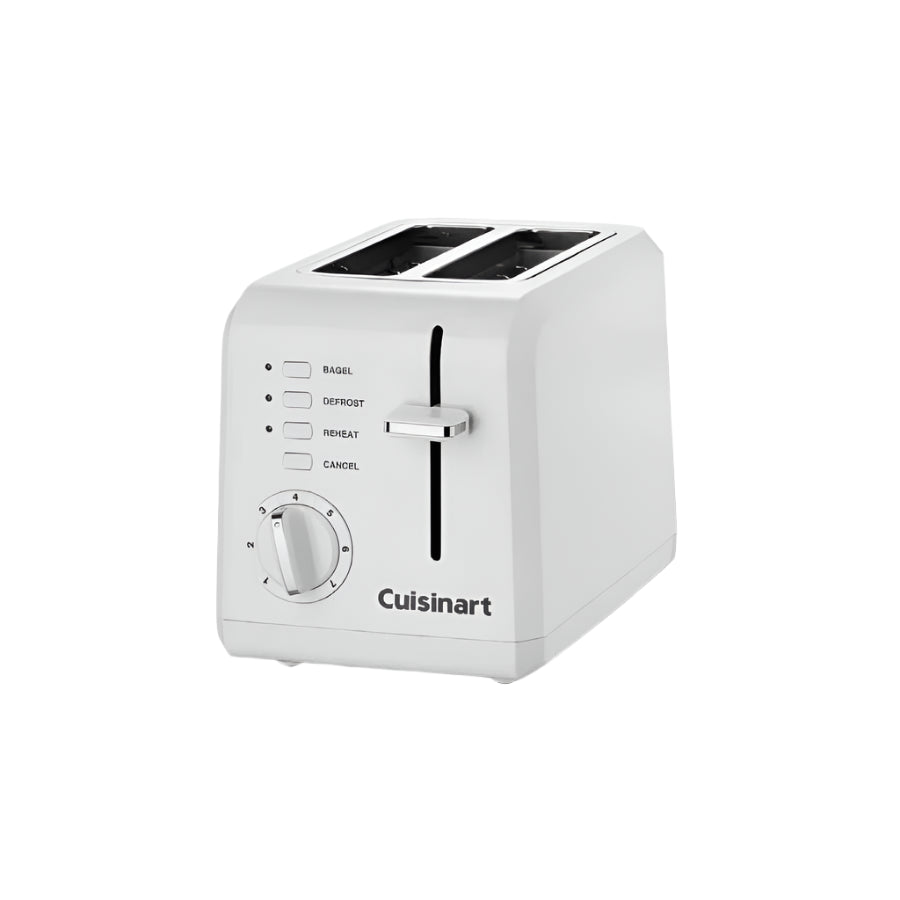 CUISINART COMPACT 2-SLICE TOASTER WHT – Vermont Kitchen Supply